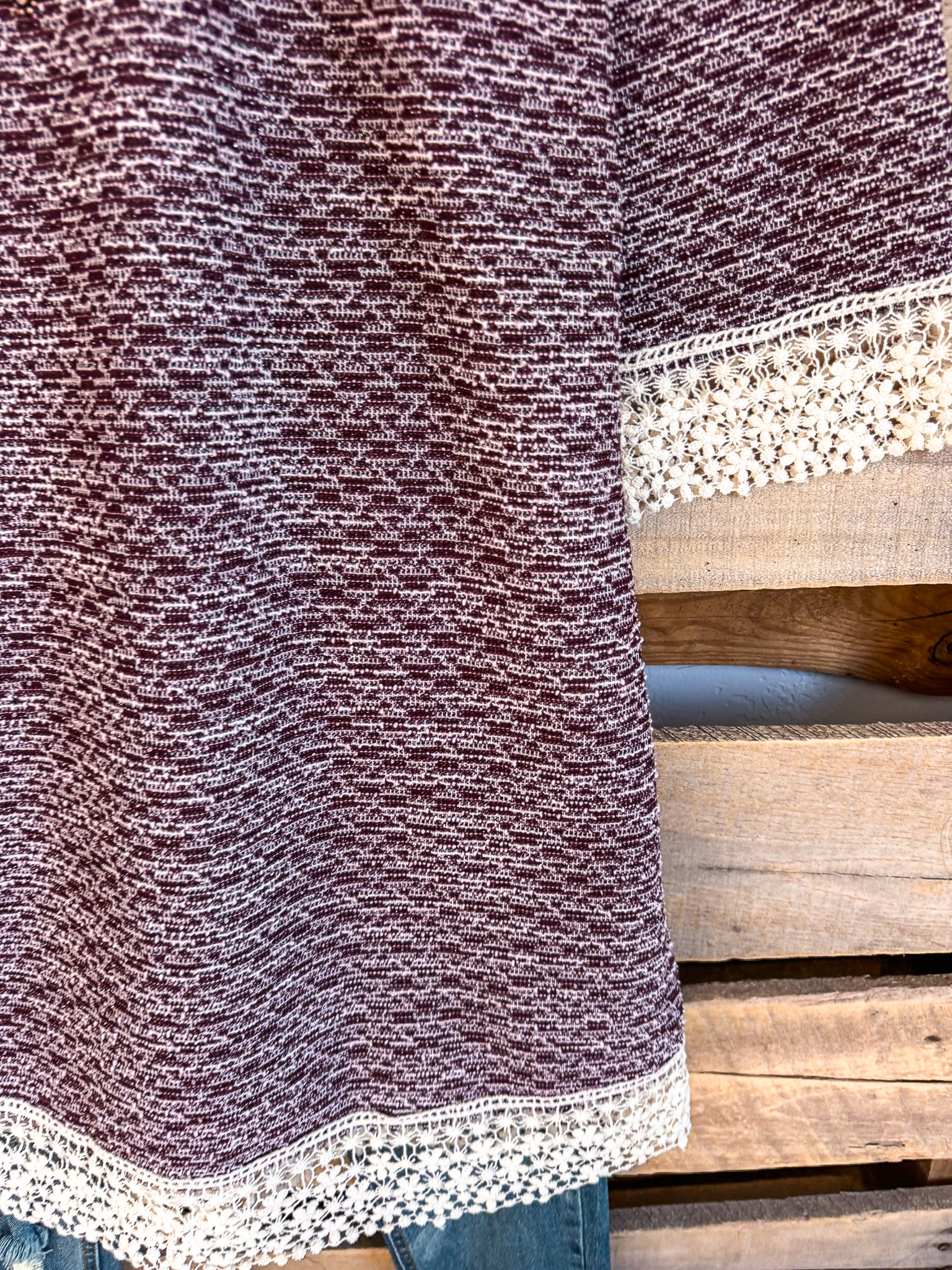 Sparkling Purpose Dress - Wine