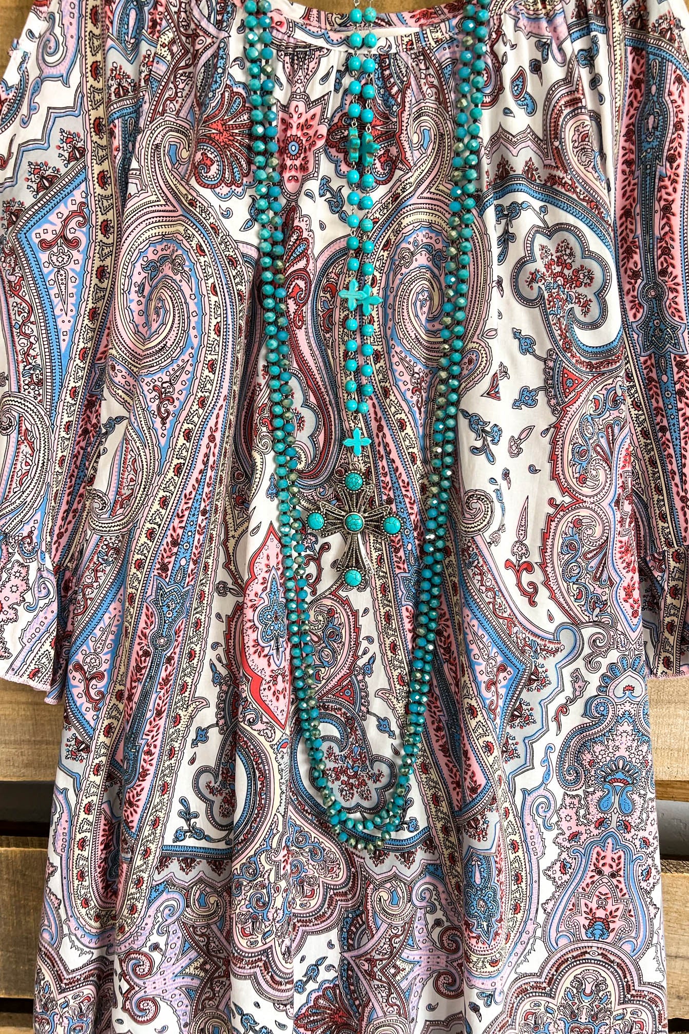Persian Charm Tunic - Multi-Pink - SALE